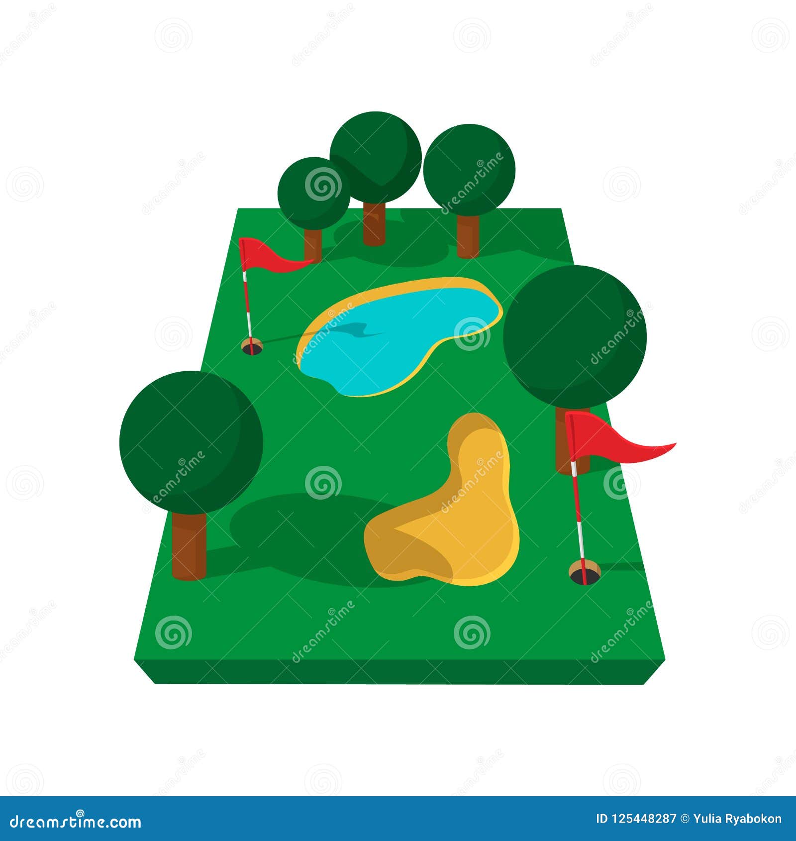 Golf Course Cartoon Stock Illustrations – 2,137 Golf Course Cartoon ...