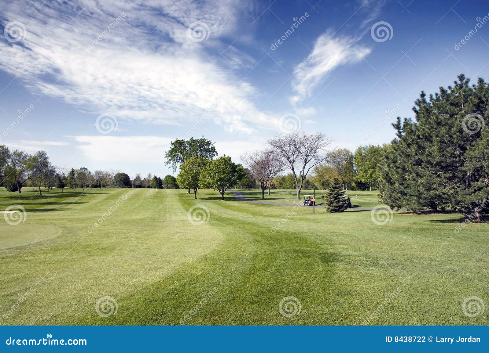 Golf Course Fairway View stock photo. Image of vacation - 8438722