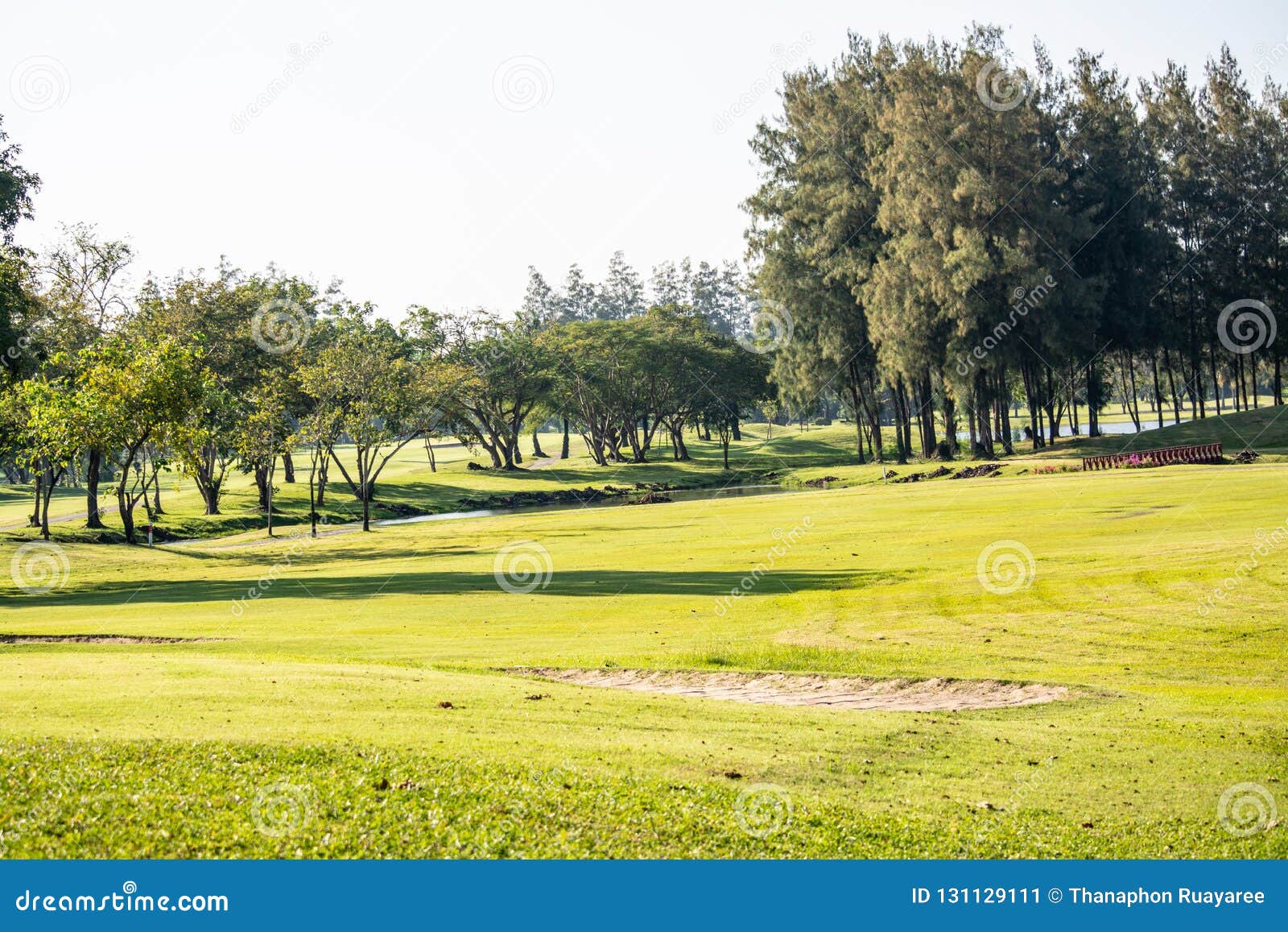 Golf Course the Game in Beautiful Nature. Stock Image - Image of sport ...