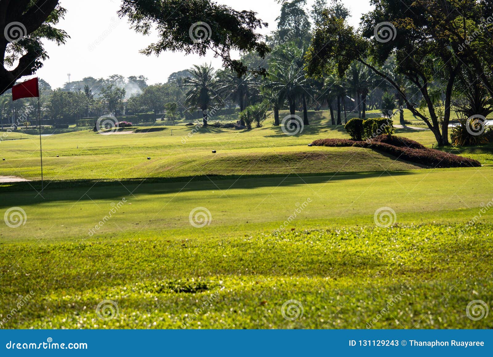 Golf Course the Game in Beautiful Nature. Stock Image - Image of ...