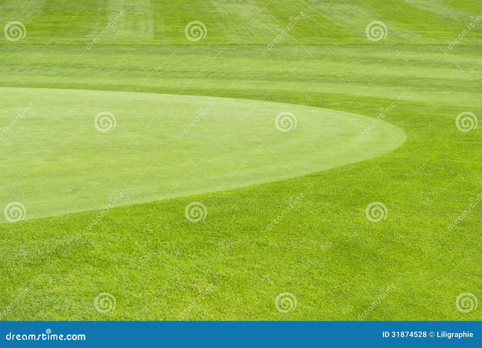 Golf Course. Green Field Background Stock Photo - Image of putting ...