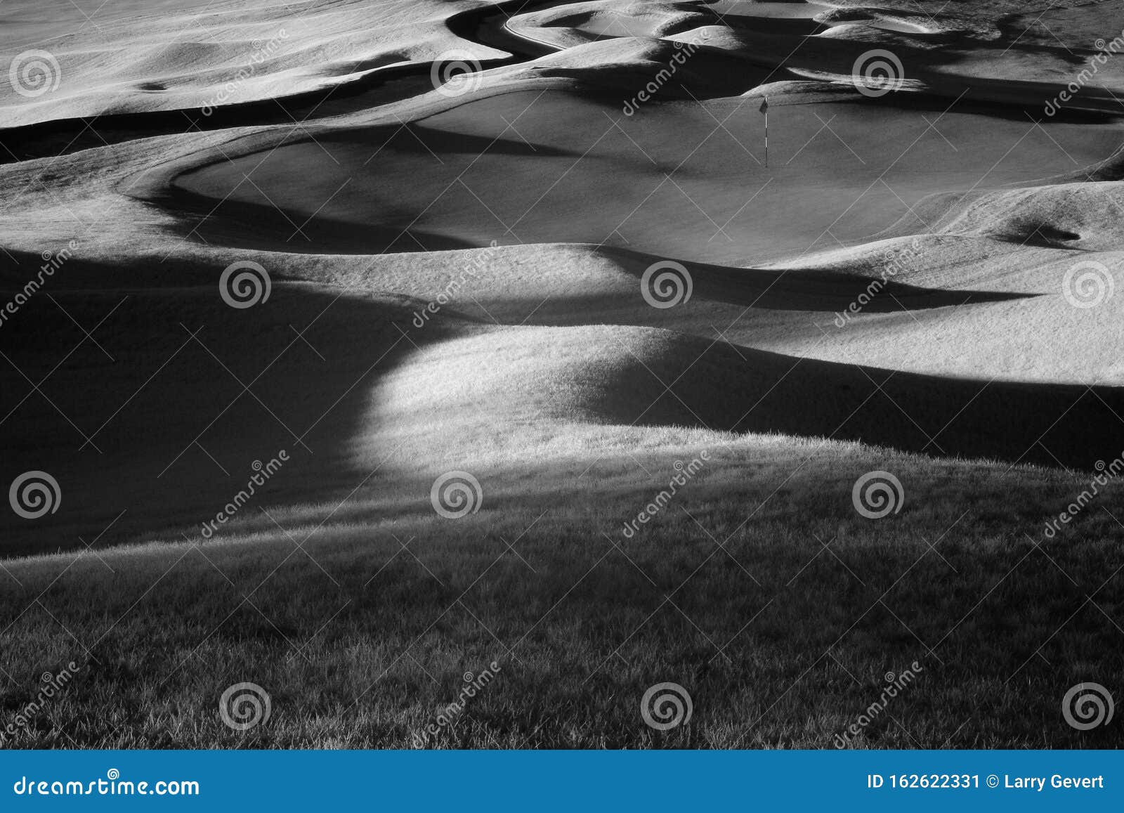 Golf Course Green, Infrared Stock Image - Image of challenge, club ...