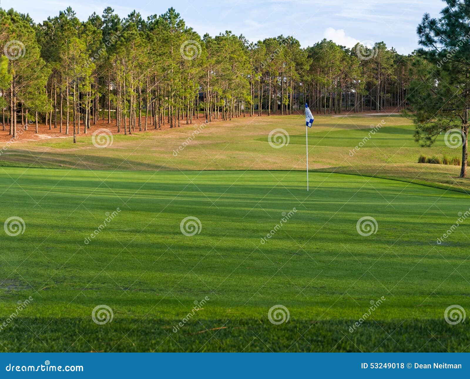Golf Course Green stock photo. Image of outside, golf - 53249018