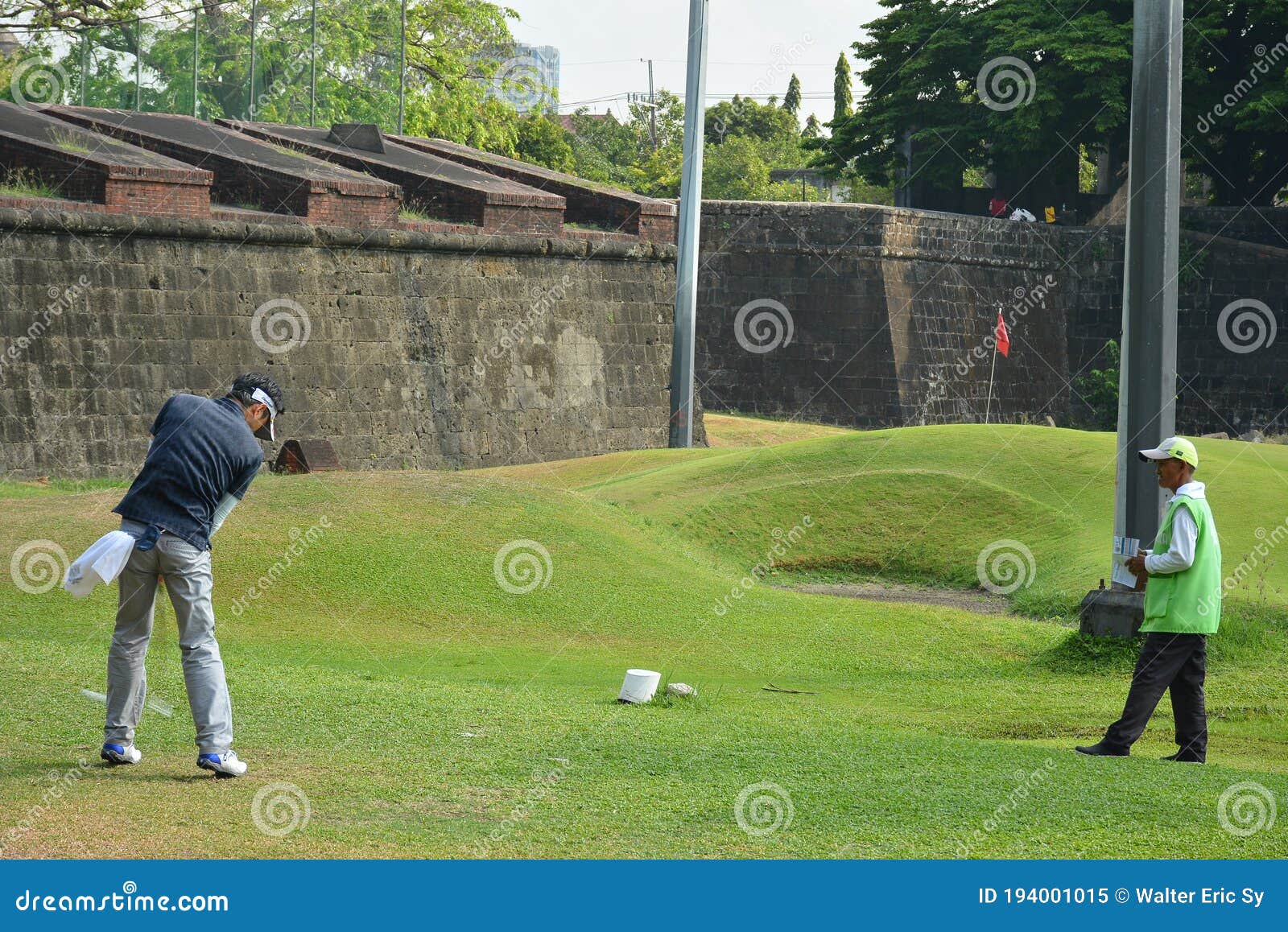 Golf Course at Intramuros in Manila, Philippines Editorial Image ...