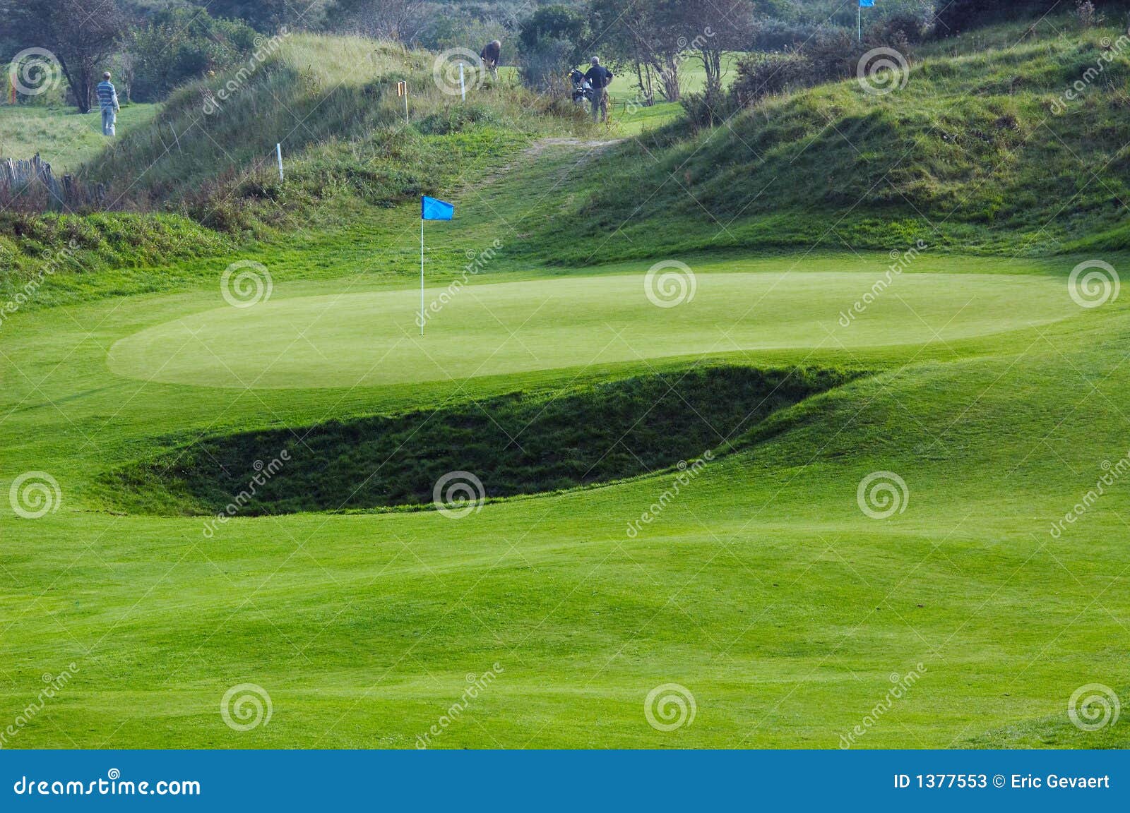 Golf course landscape stock image. Image of golfer, score - 1377553