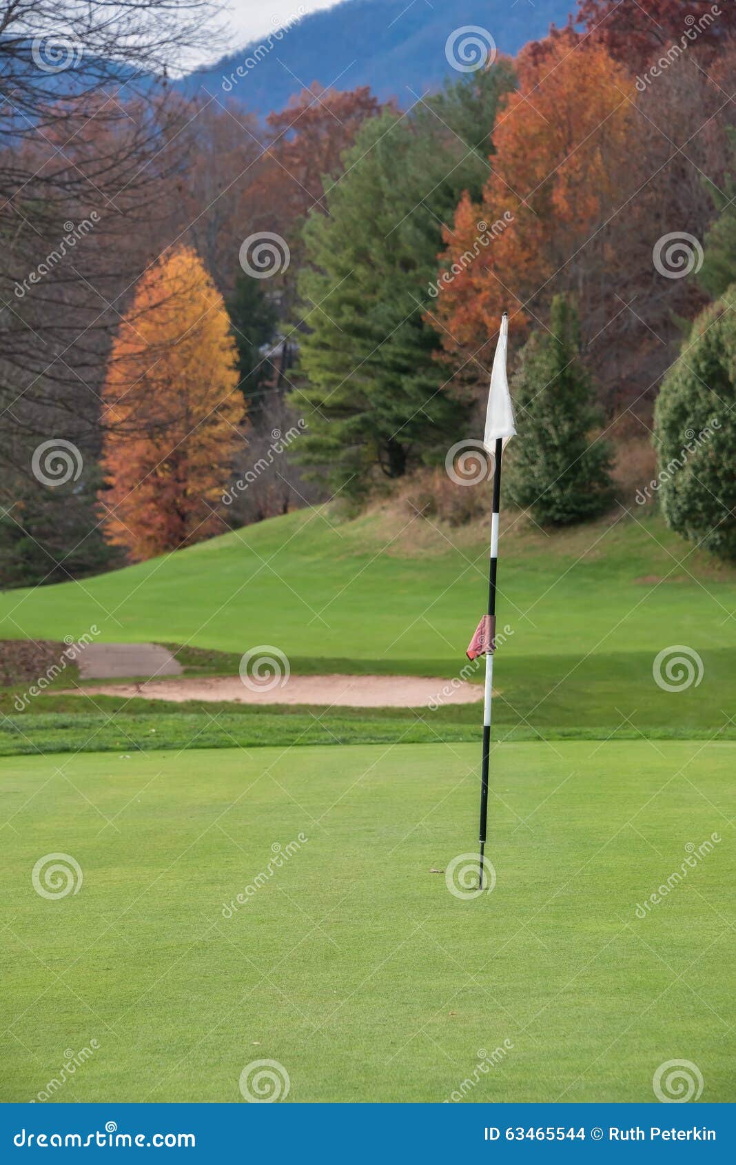 Golf Course Landscape stock photo. Image of autumn, nature - 63465544