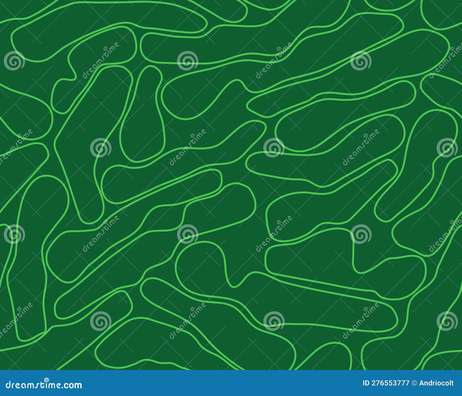 Golf Course Layout Outline Pattern Stock Vector - Illustration of golf ...