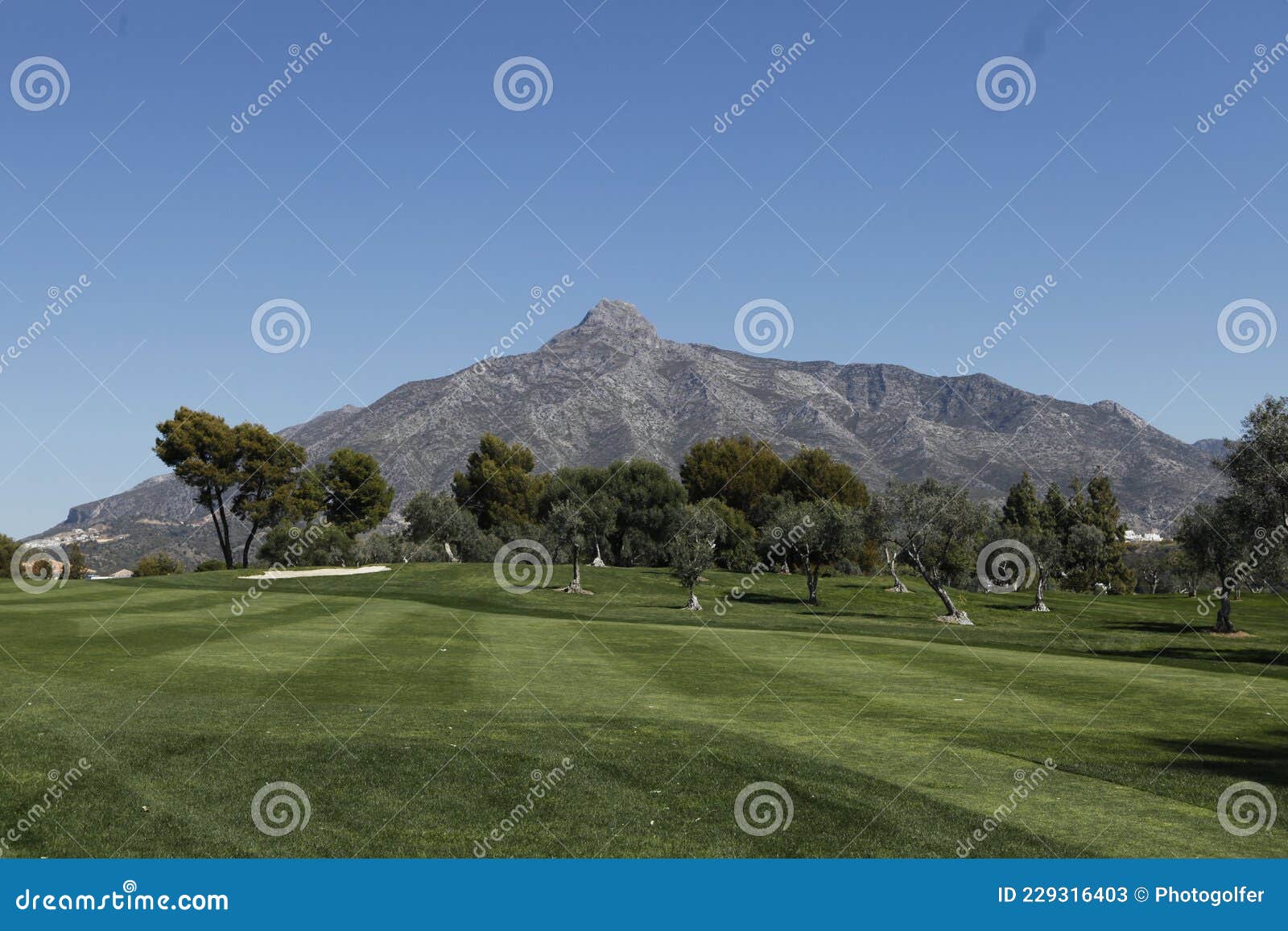 Golf Course in Marbella, Spain Stock Image - Image of andalusia, golf ...