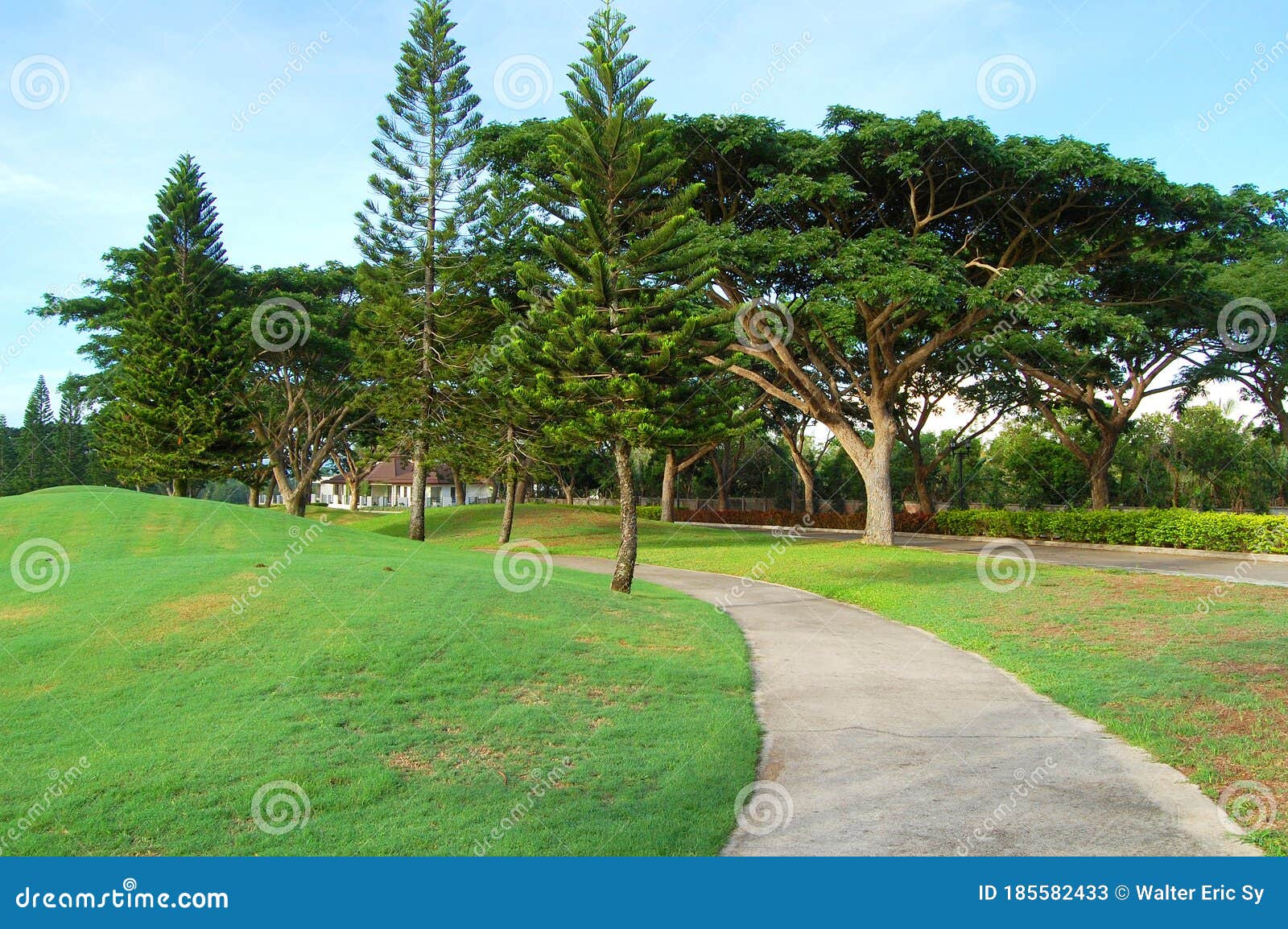 Golf Course Pathway at Mount Malarayat in Lipa, Batangas, Philippines ...