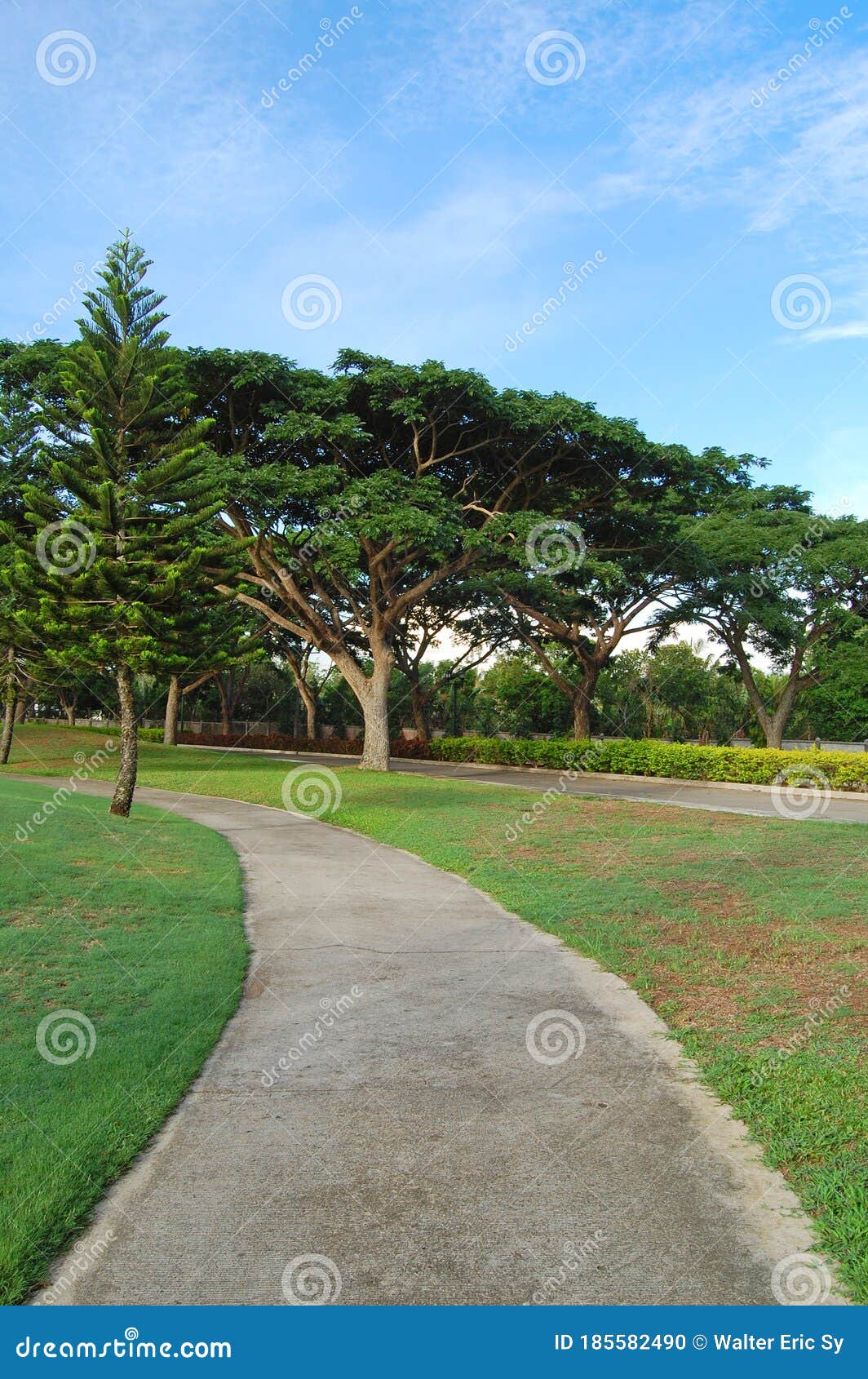 Golf Course Pathway at Mount Malarayat in Lipa, Batangas, Philippines ...