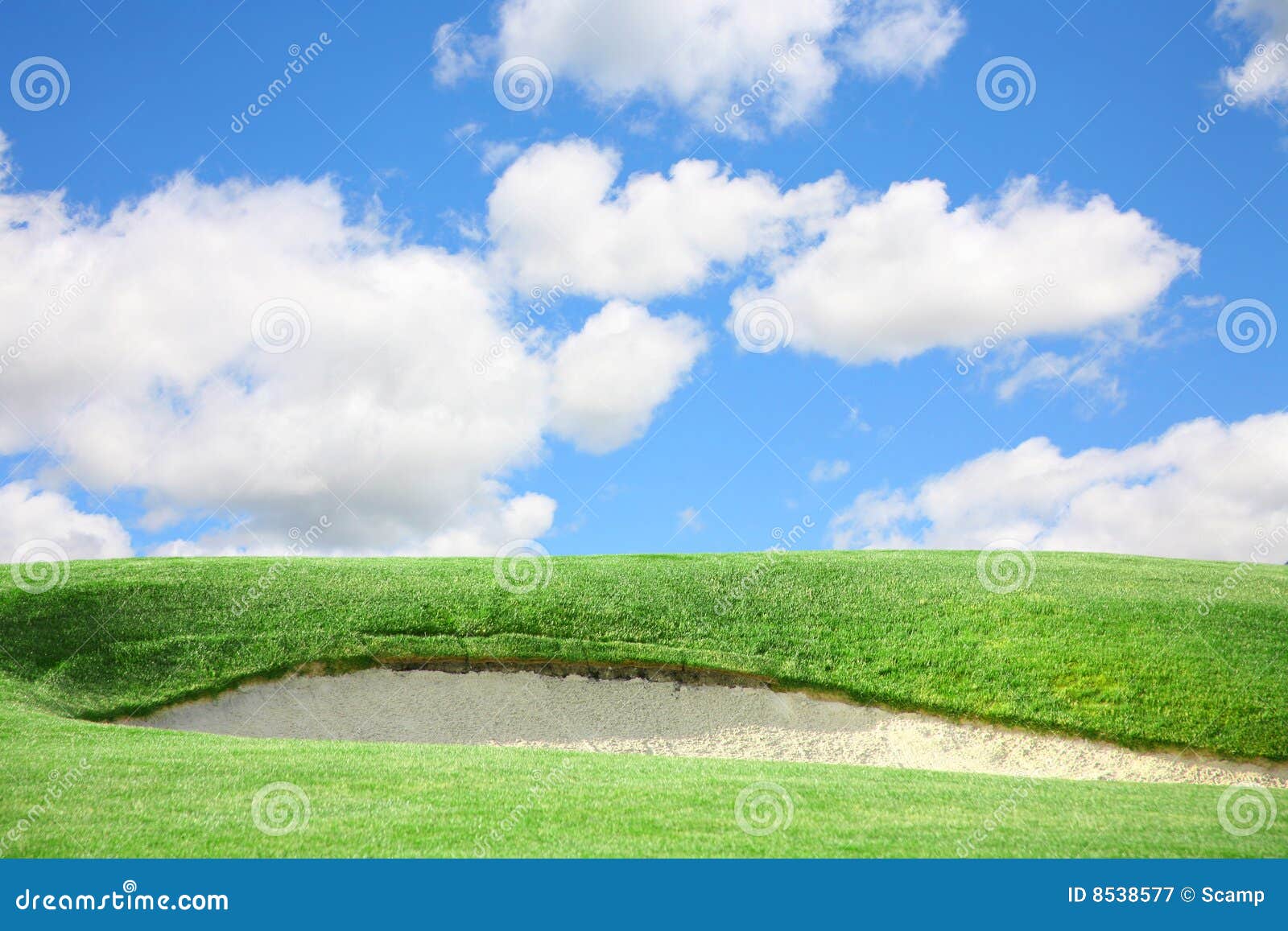 Golf Course Sand Trap Stock Image | CartoonDealer.com #8538577