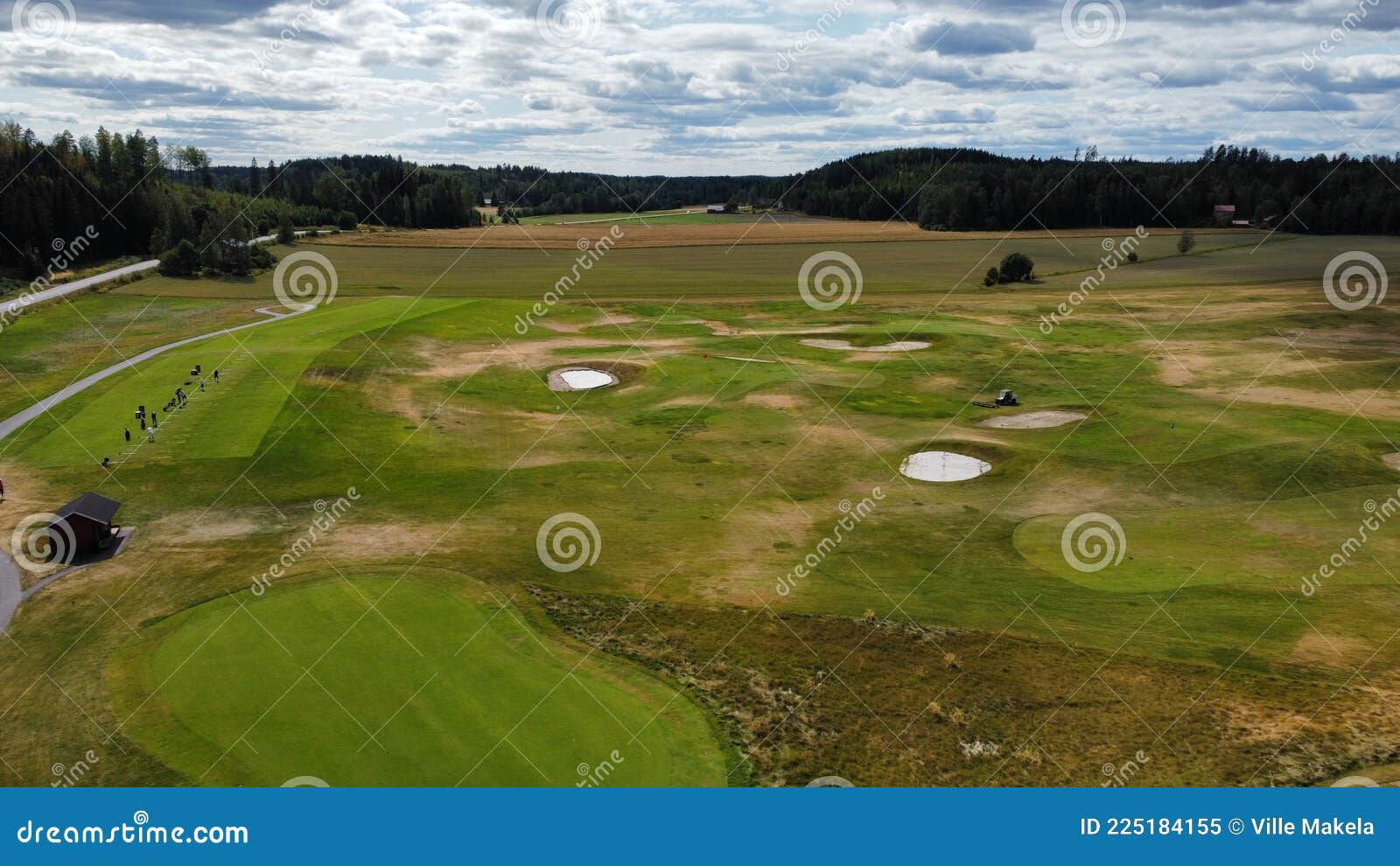Golf Course in Southern Finland Stock Image - Image of meadow, sports ...
