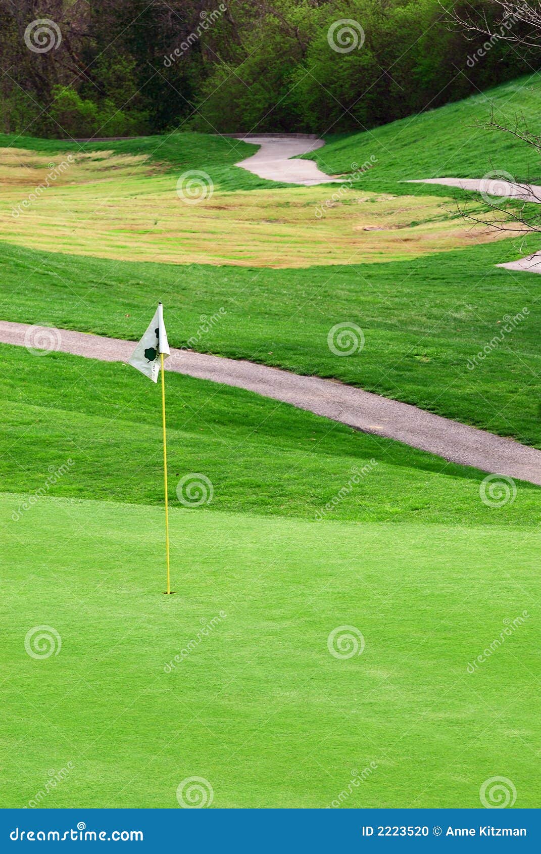 Golf Course in Springtime stock photo. Image of spring - 2223520