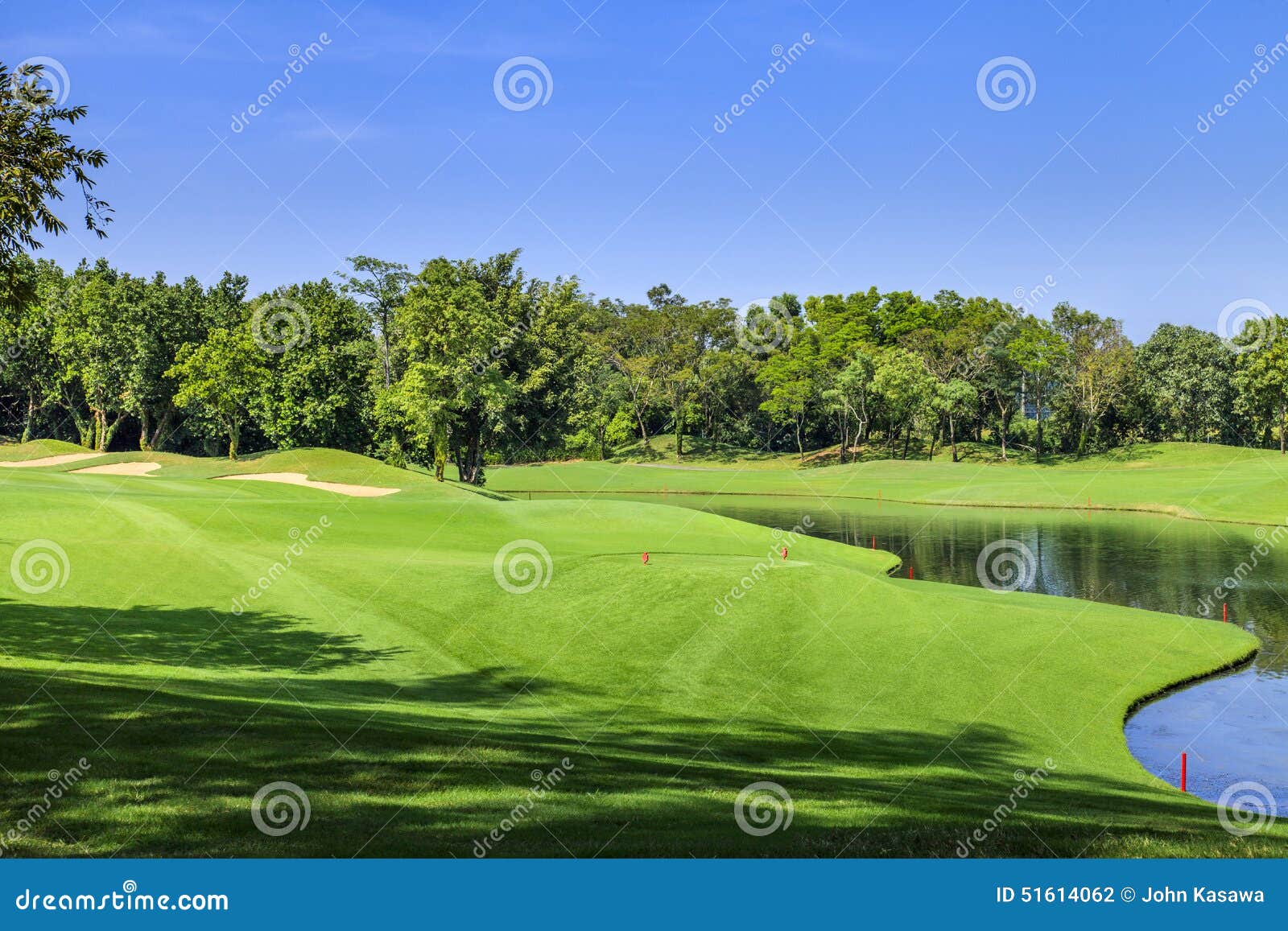 Golf Course on a Sunny Day, Thailand Stock Photo - Image of sunny, game ...