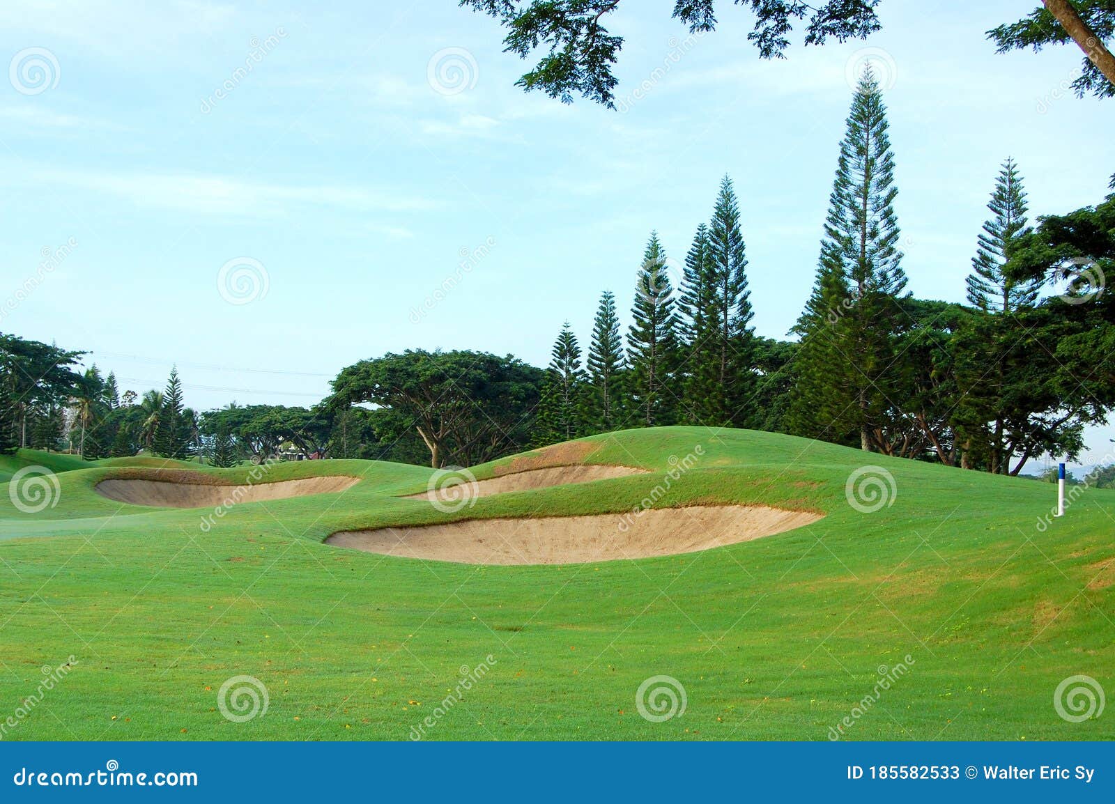 Golf Course and Trees at Mount Malarayat in Lipa, Batangas, Philippines ...