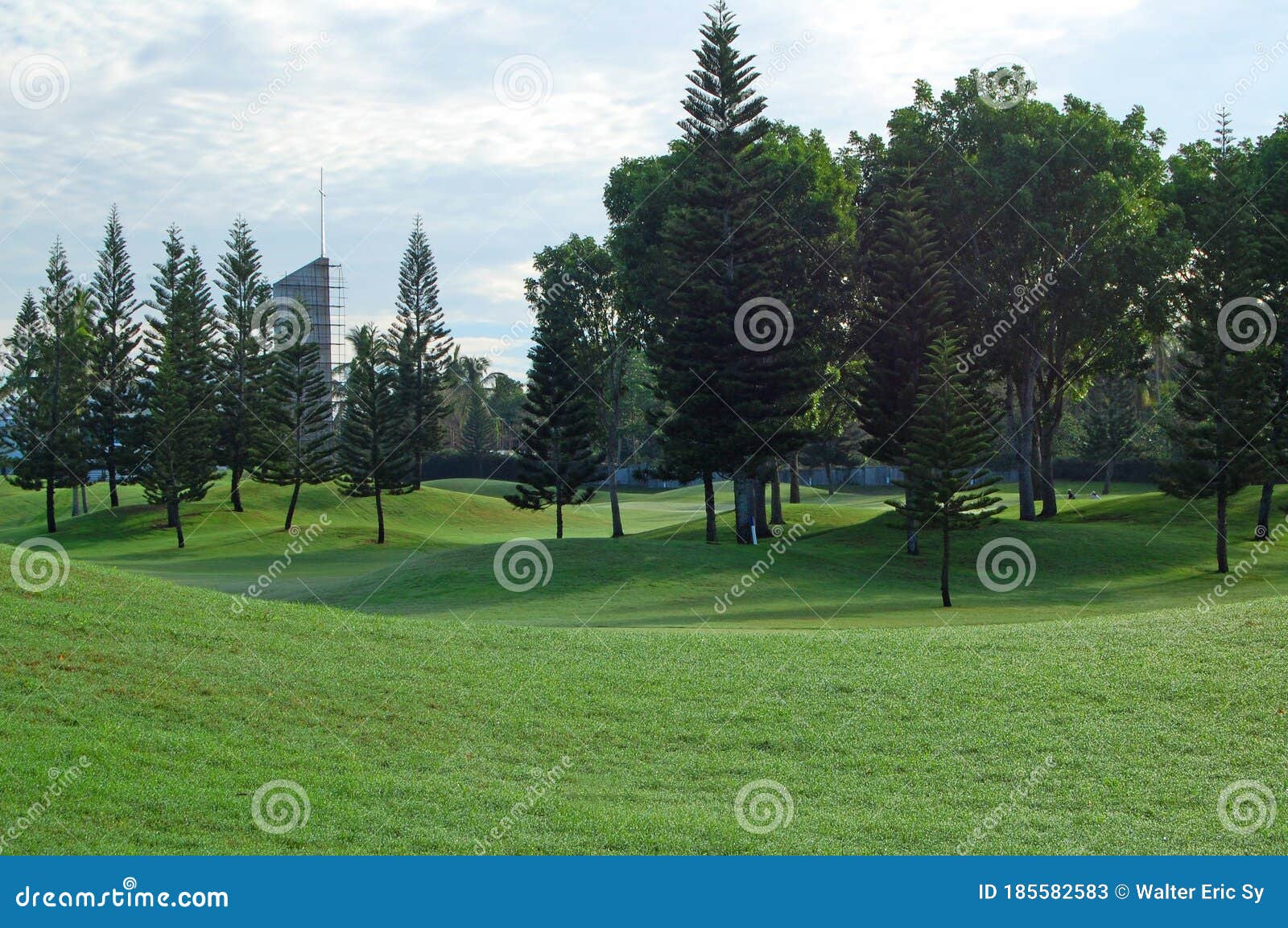 Golf Course and Trees at Mount Malarayat in Lipa, Batangas, Philippines ...