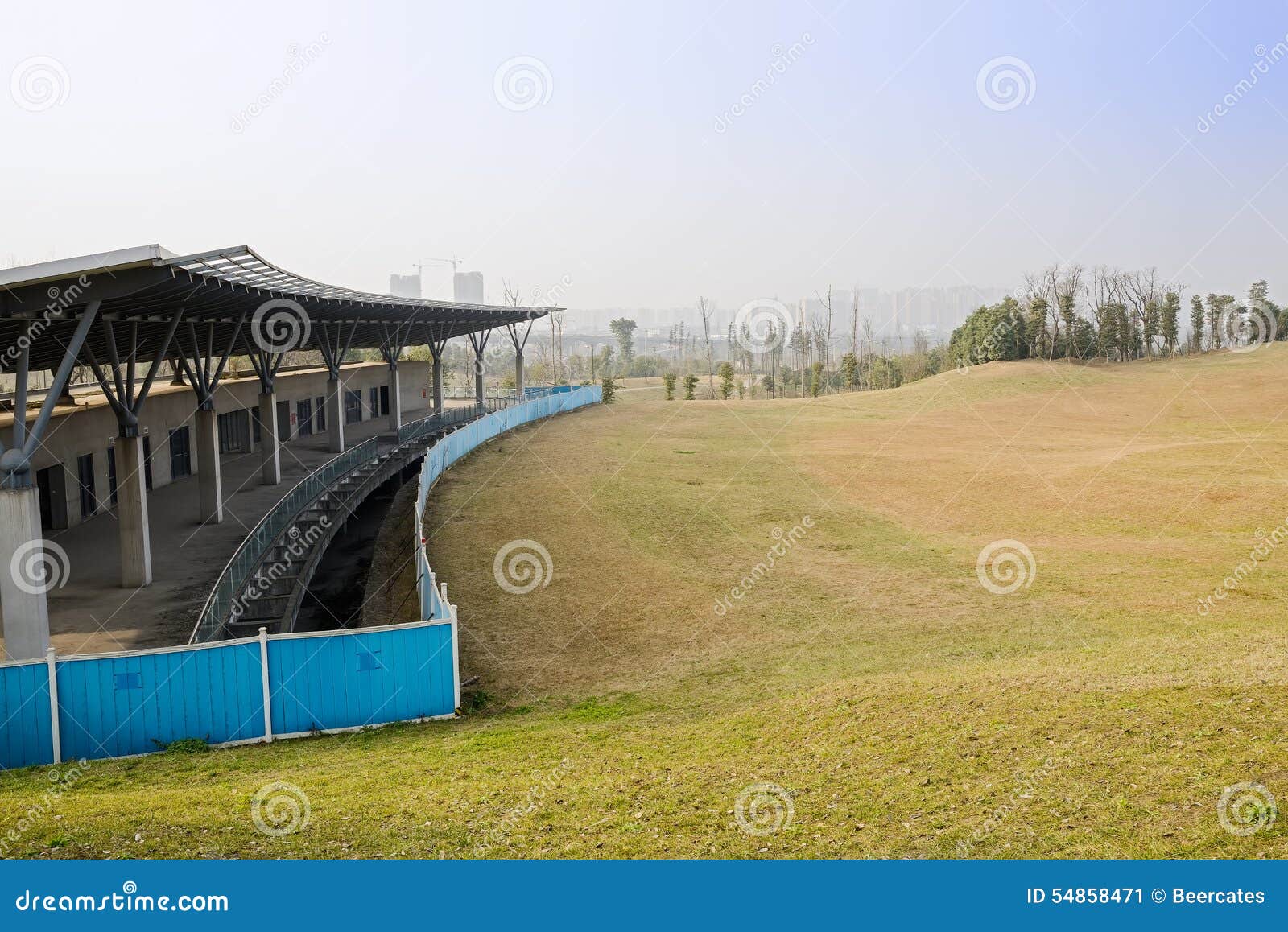 Golf Course Under Construction Stock Image - Image of slopy, golf: 54858471