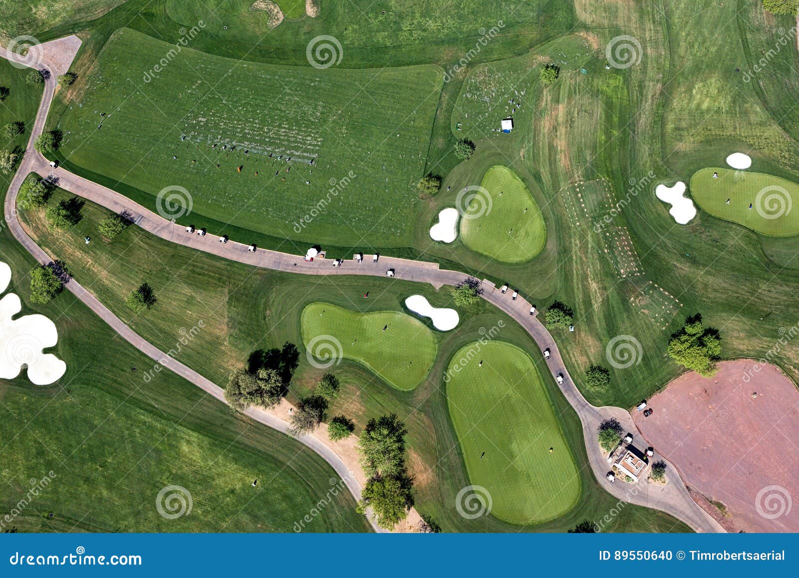 Golf Course stock photo. Image of range, carts, game - 89550640