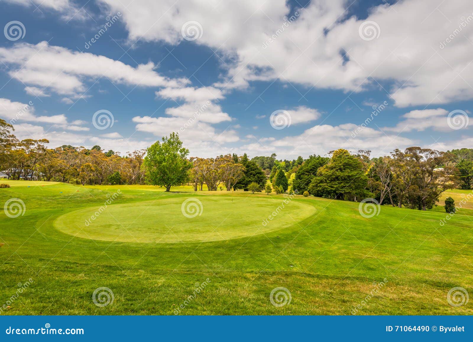 Golf Course. Very Beautiful Field. Stock Photo - Image of land ...