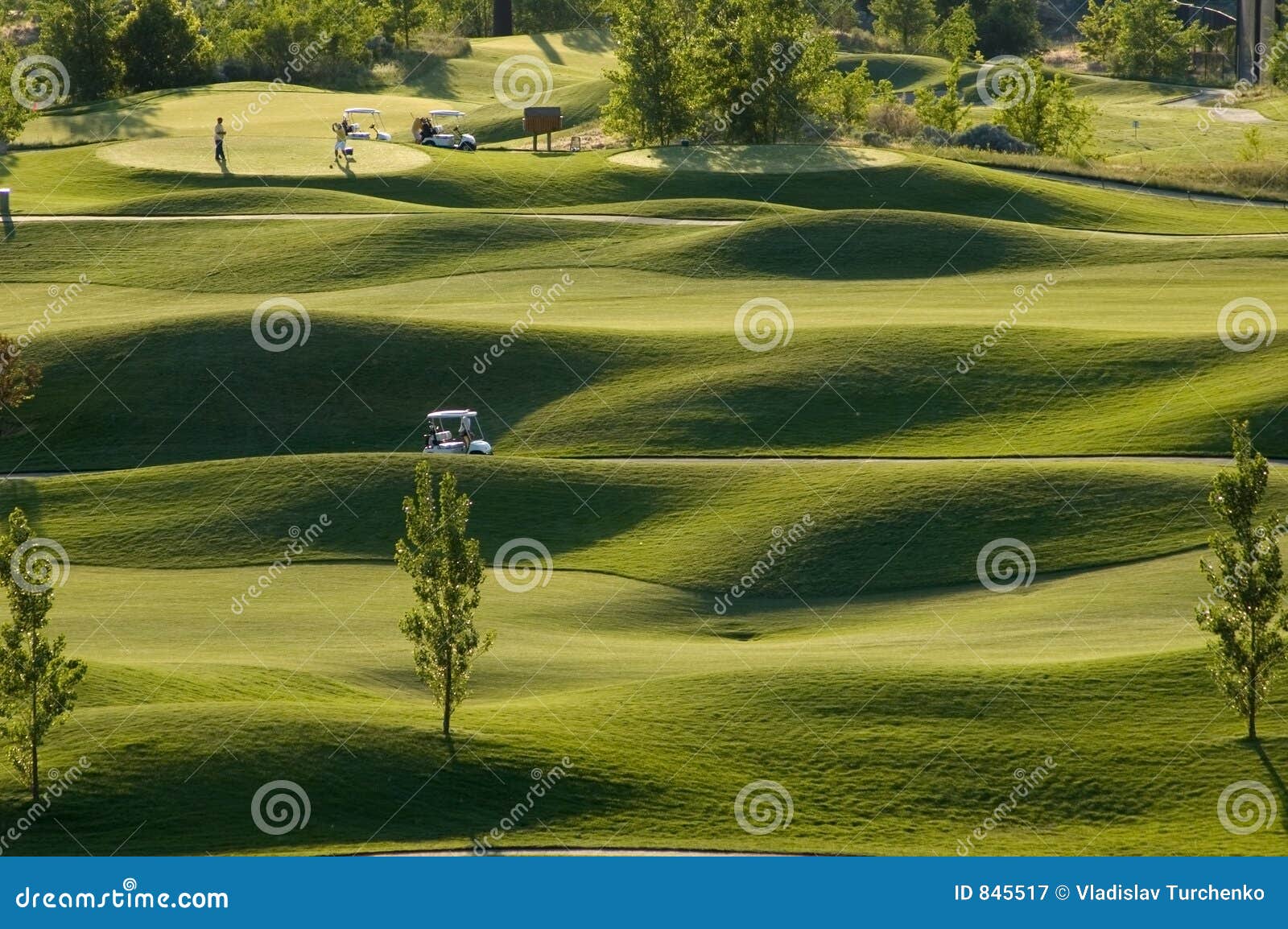Golf course view stock image. Image of hole, iron, aerial - 845517