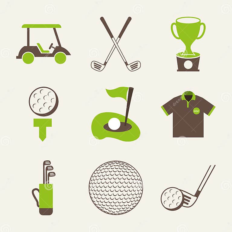 Golf design stock vector. Illustration of elegant, graphic - 34334644