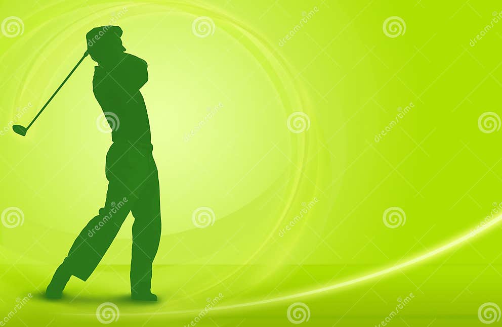 Golf - Drive Off Tee Design Stock Illustration - Illustration of ...