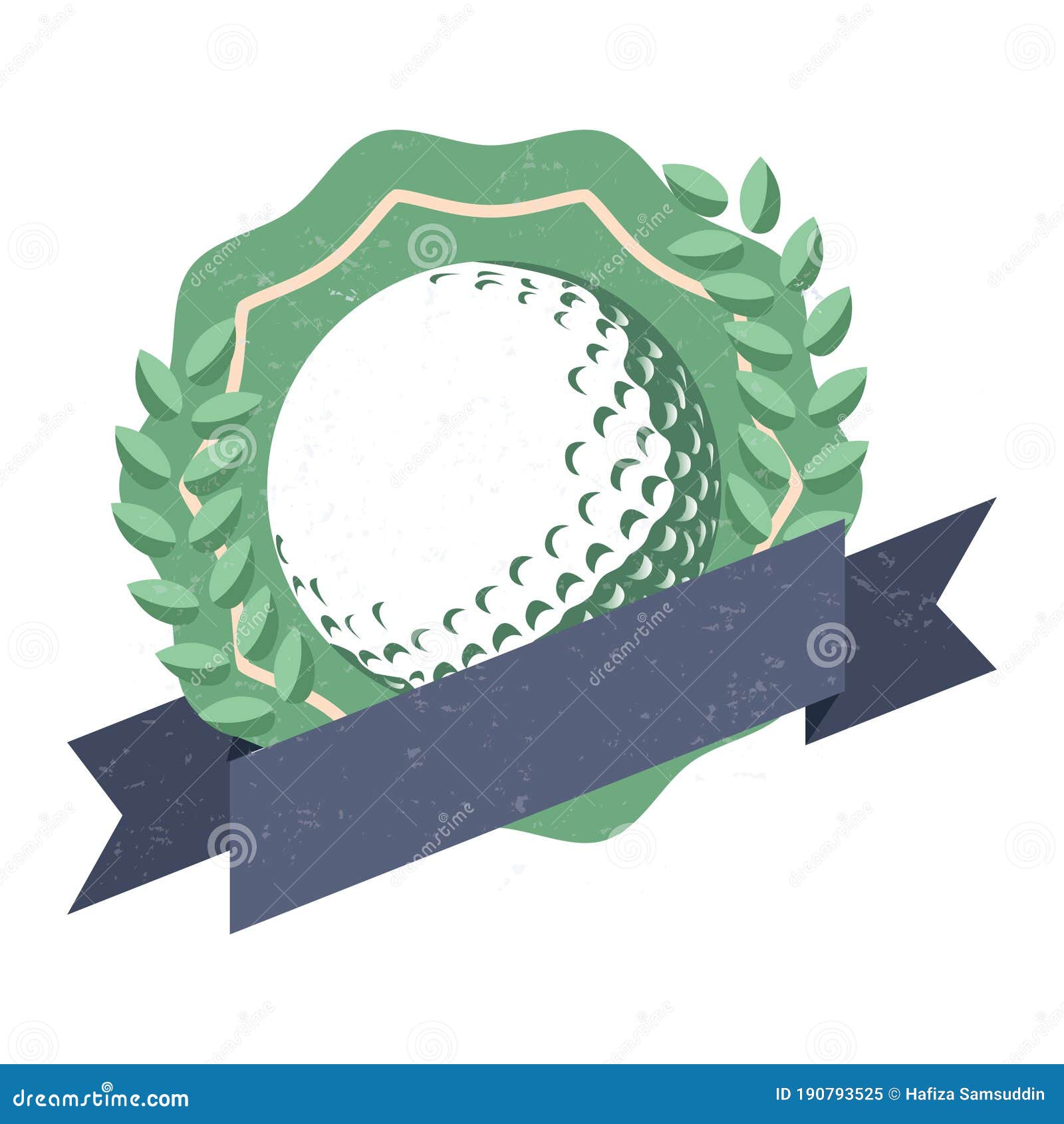 Golf Emblem. Vector Illustration Decorative Design Stock Vector ...