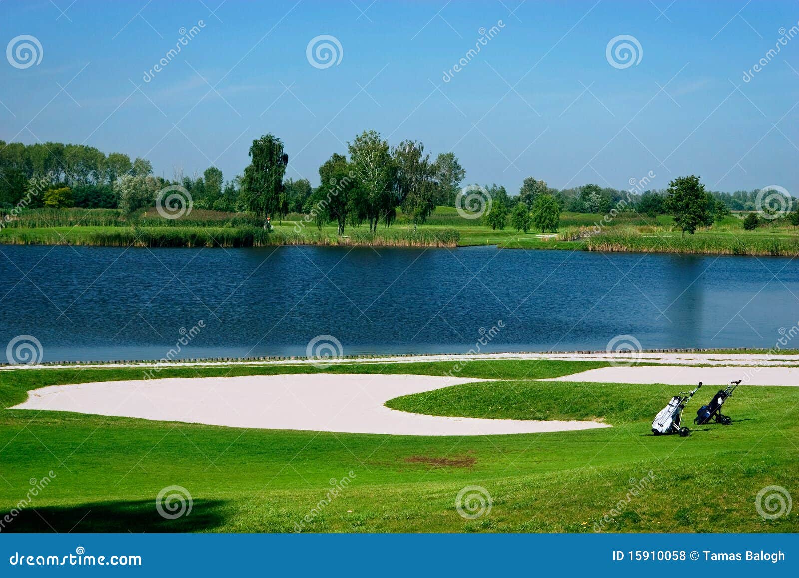 Golf field stock photo. Image of hole, club, field, meadow - 15910058