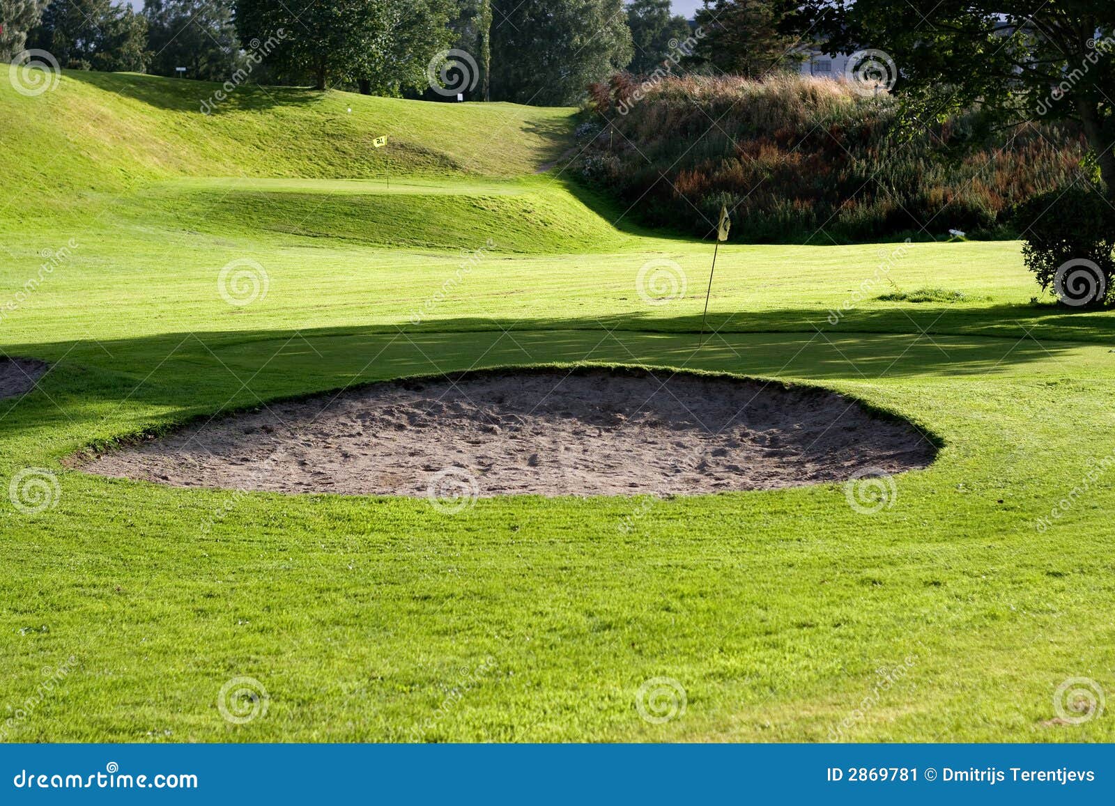 Golf field. stock image. Image of activities, games, putting - 2869781