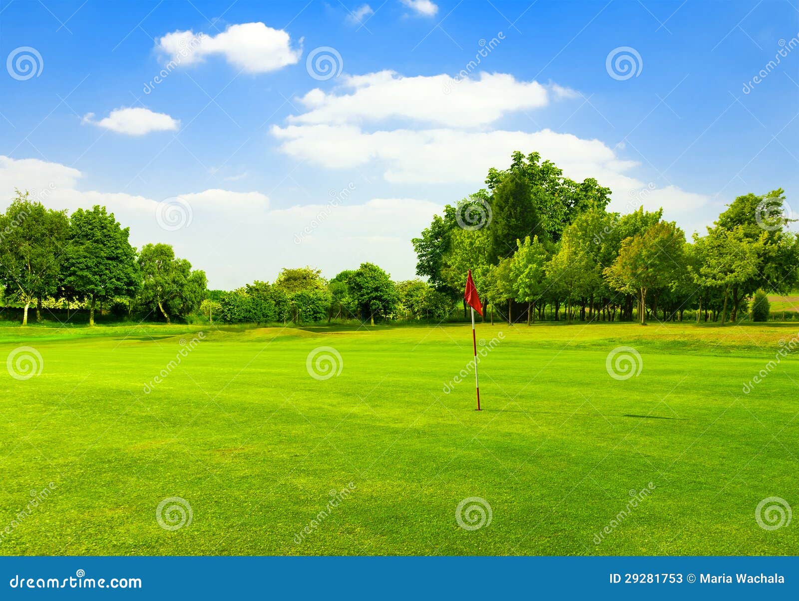 Golf field stock image. Image of leisure, outside, grass - 29281753