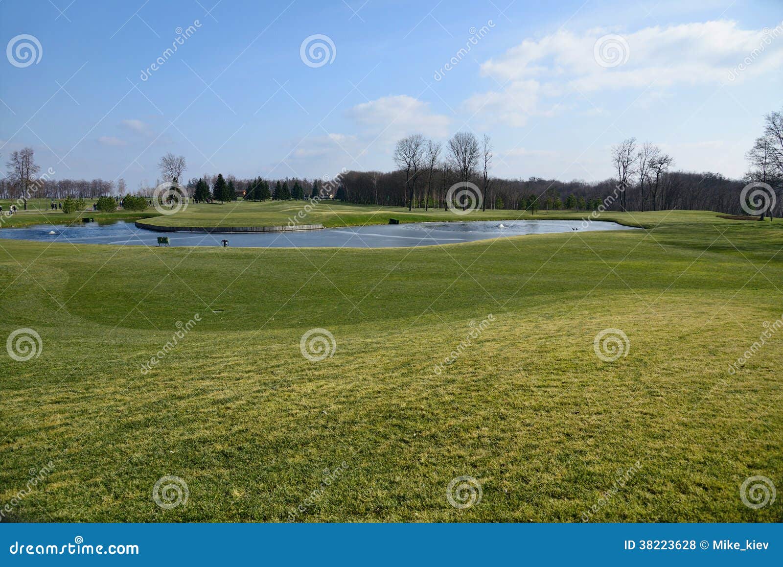 Golf field stock photo. Image of landscape, spring, sport - 38223628