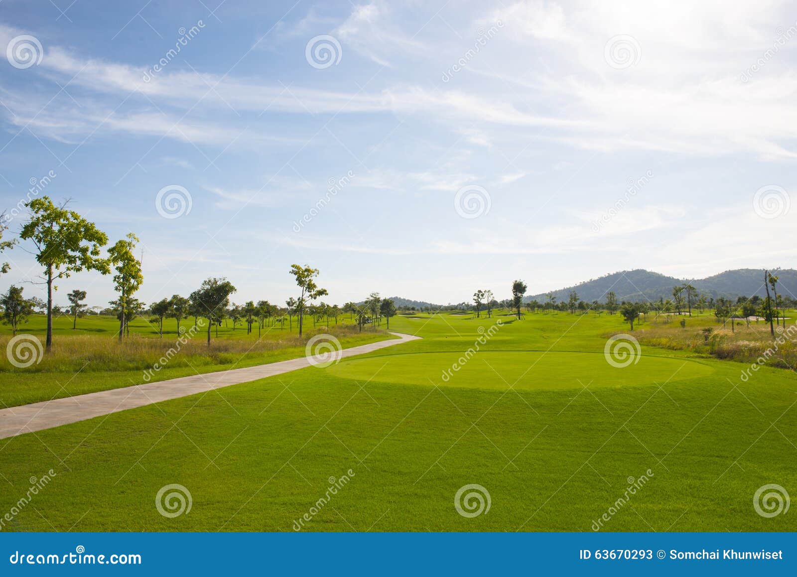 Golf field stock image. Image of color, competition, golf - 63670293