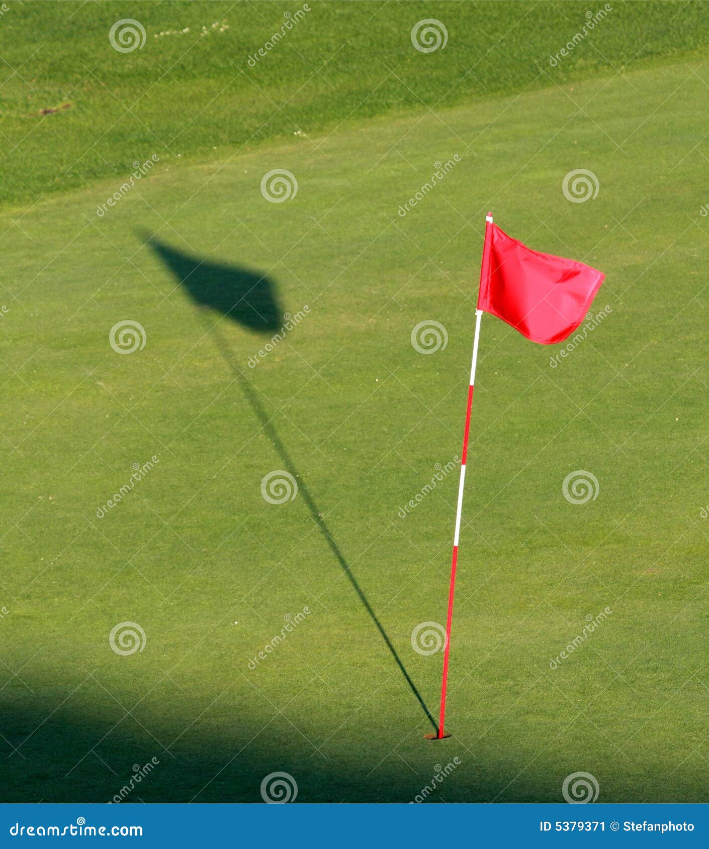 Golf flag stock image. Image of sporting, hole, hobby - 5379371