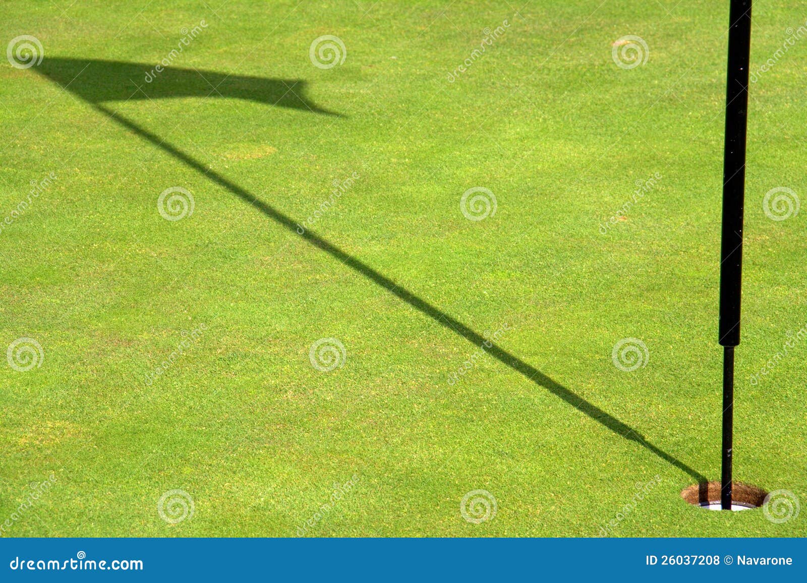 Golf flag shadow stock photo. Image of shade, golf, close - 26037208