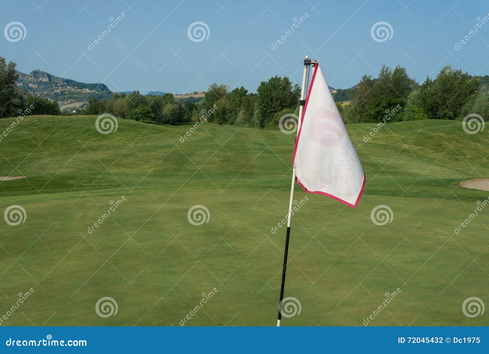 Golf flag stock photo. Image of ball, front, concepts - 72045432