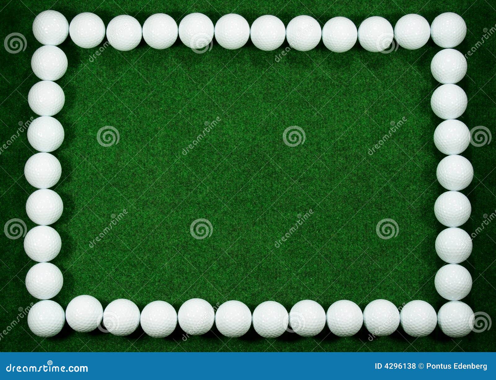 Golf frame stock photo. Image of border, pegs, sports - 4296138