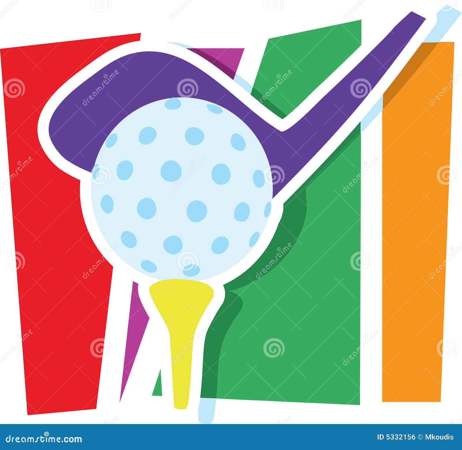 Golf Graphic stock vector. Illustration of graphic, sport - 5332156