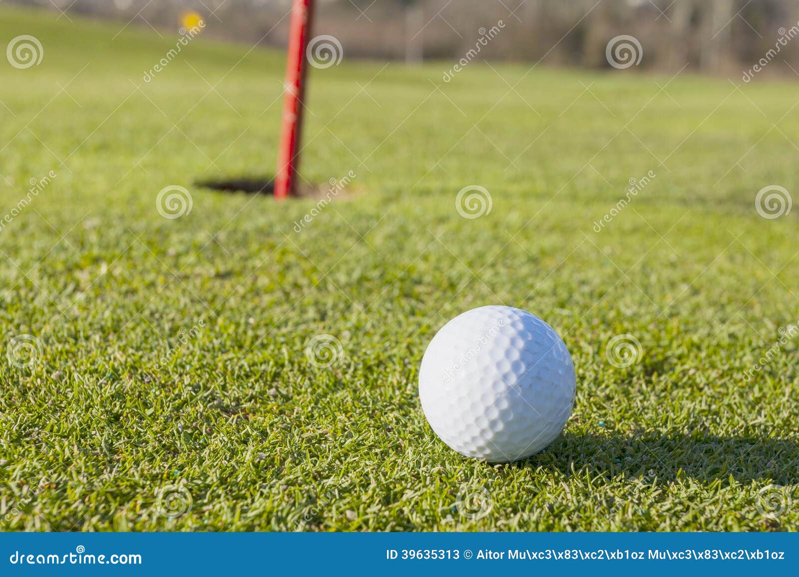 Golf green stock image. Image of club, outside, leisure - 39635313