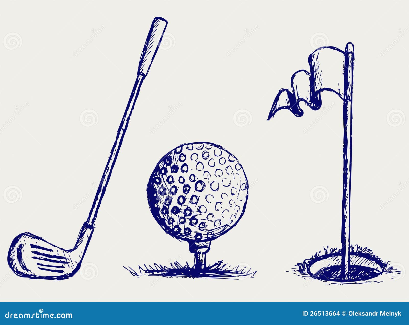 Golf icon set stock vector. Illustration of activity - 26513664