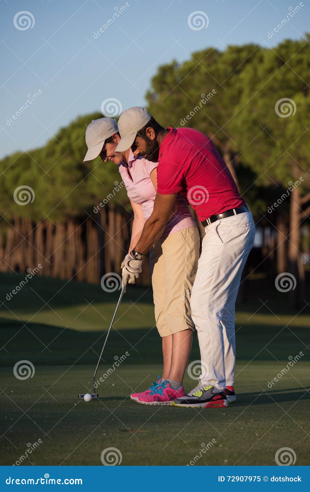 Golf instructions stock image. Image of arab, nature - 72907975