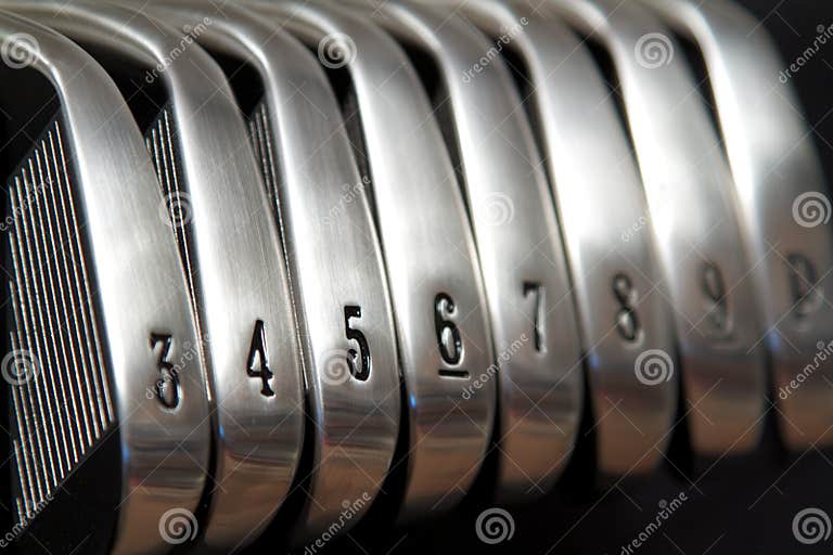 Golf Irons stock photo. Image of numbers, pitching, sports - 19886050