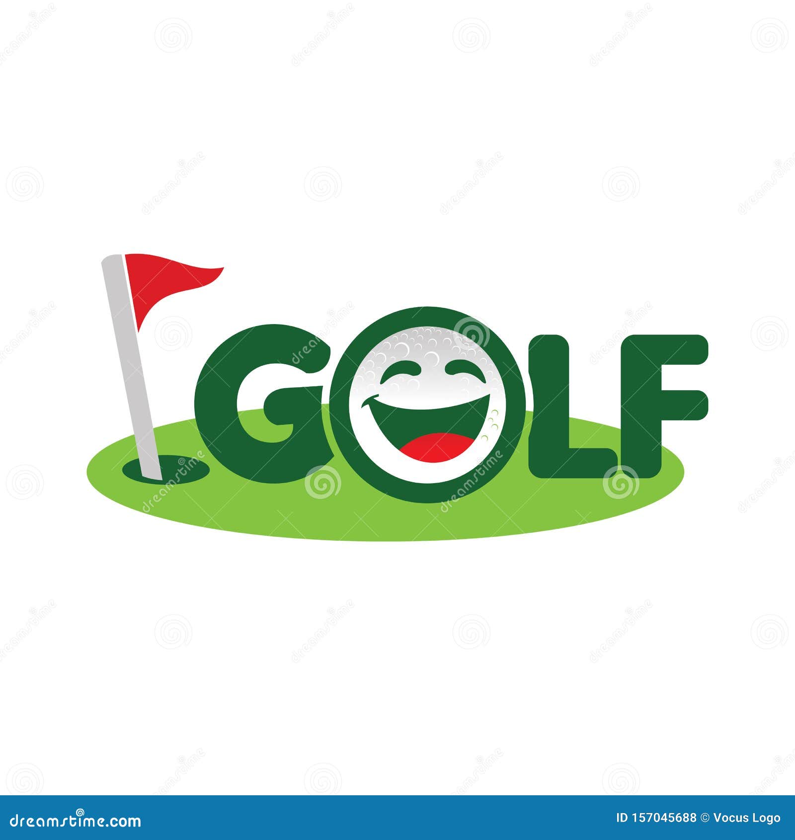 Golf Logo. Graphic Design Template Vector Illustration Stock ...