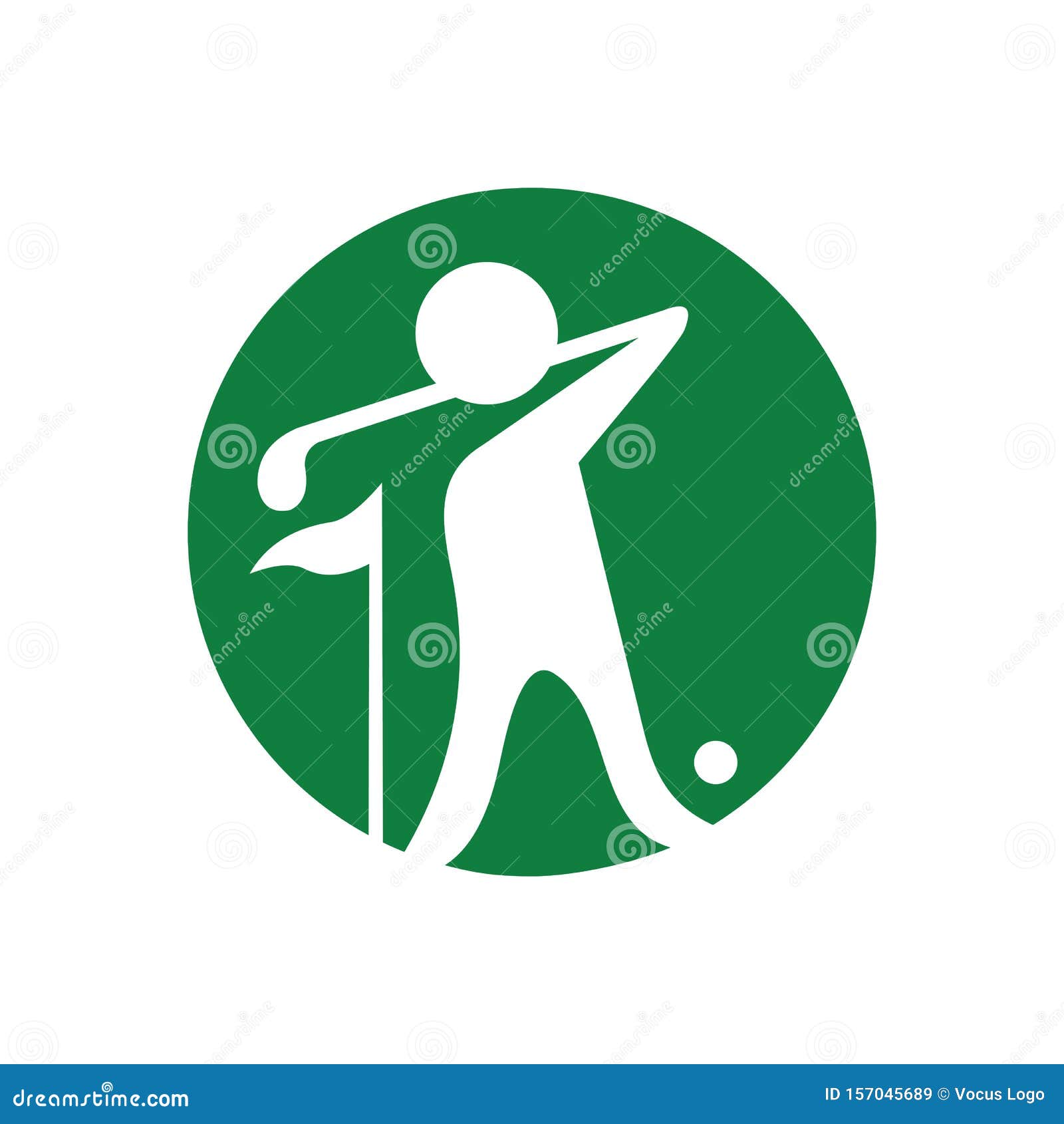 Golf Logo. Graphic Design Template Vector Illustration Stock ...