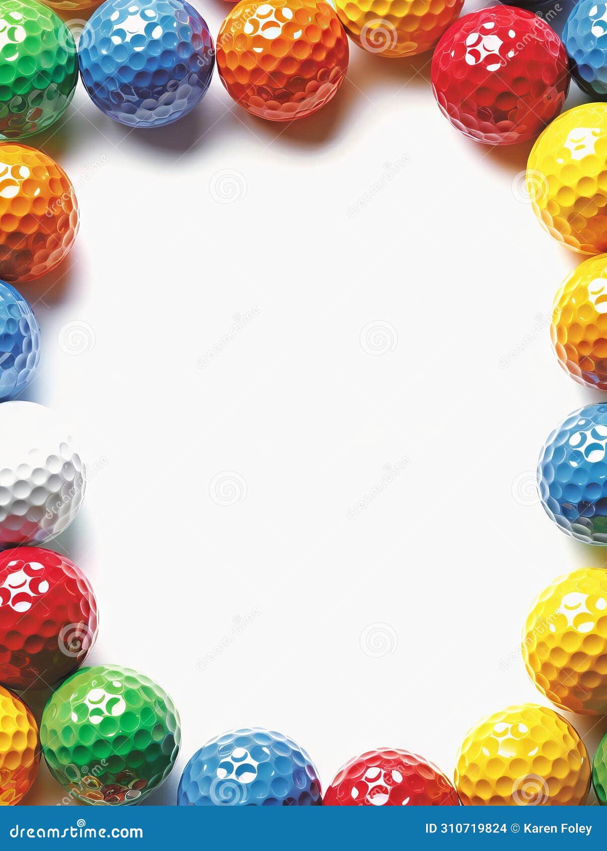 Golf or Miniature Golf Background Stock Illustration - Illustration of ...