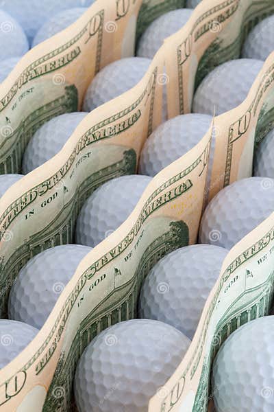 Golf and money stock image. Image of finance, golfer - 29307969