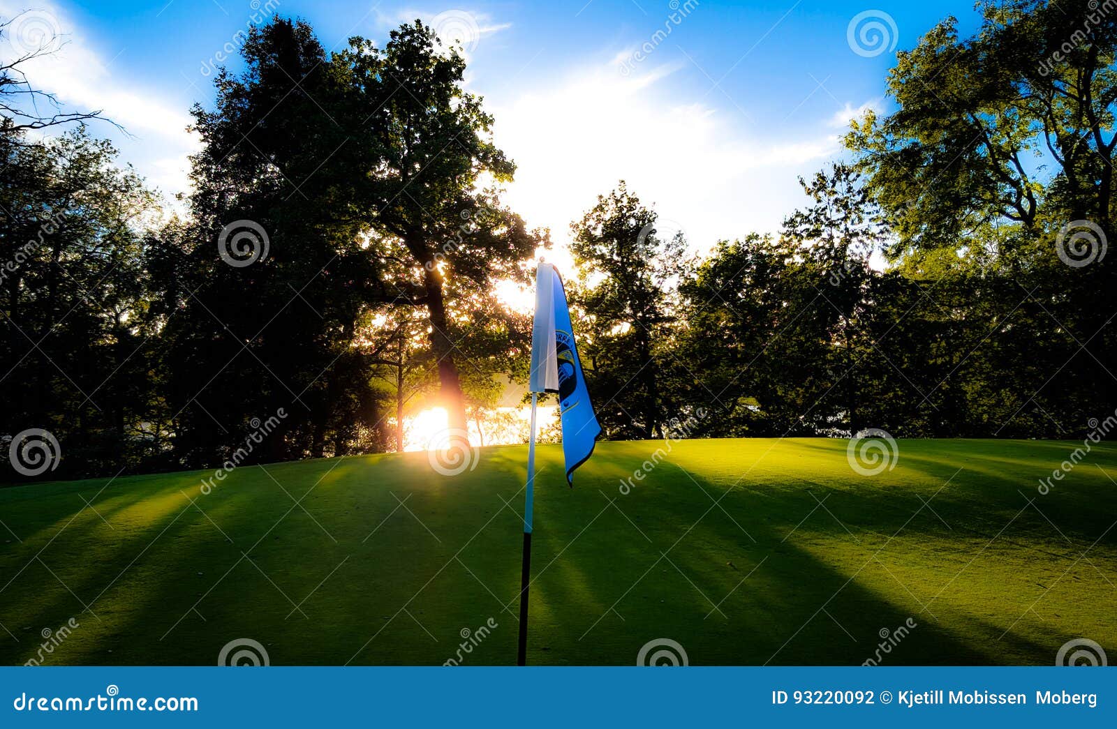 Golf 2 stock photo. Image of norway, golf, sunset, nice - 93220092