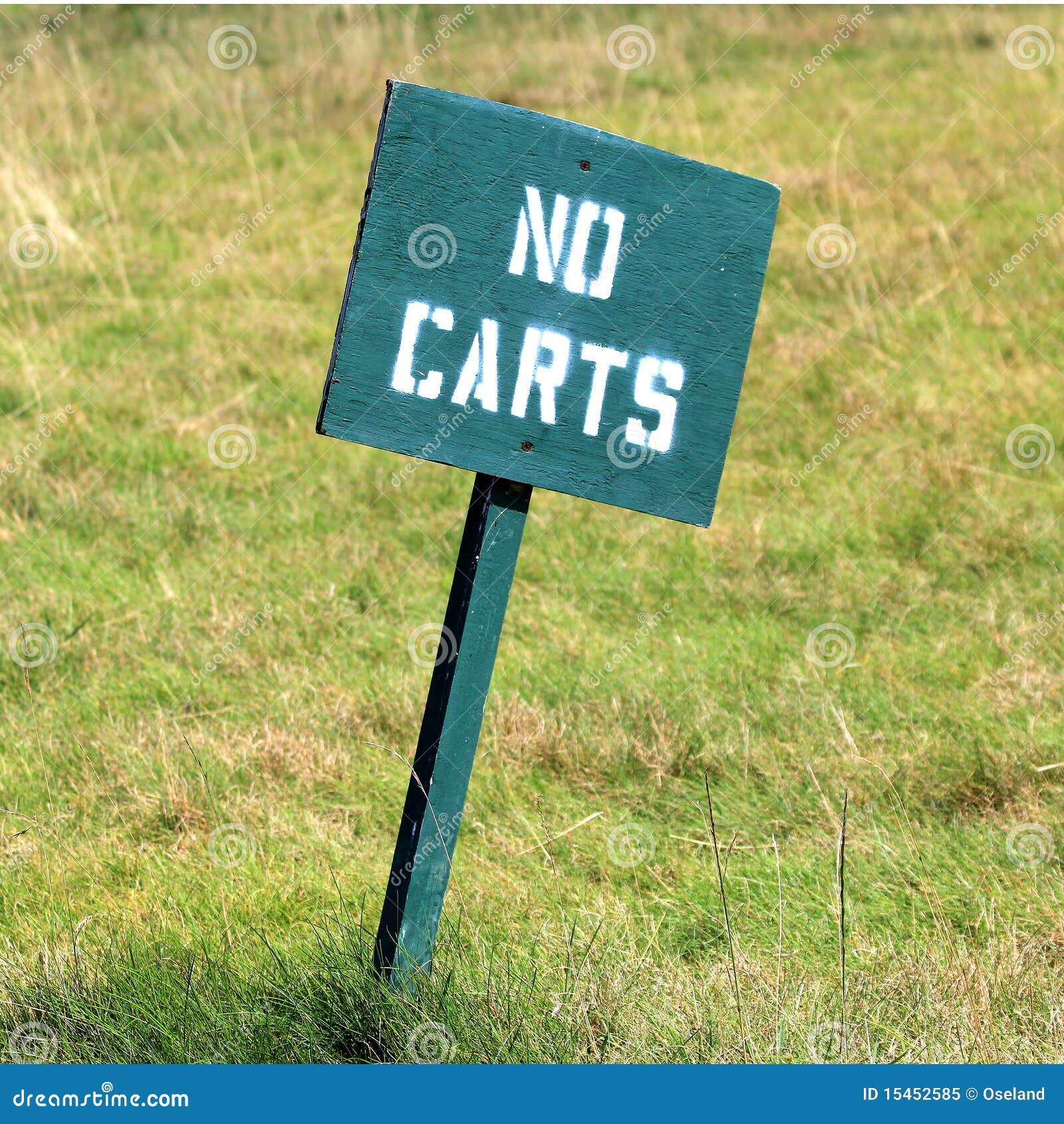 Golf - No Carts Sign stock image. Image of signage, white - 15452585