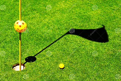 Golf objects stock photo. Image of nature, green, cloud - 2983148