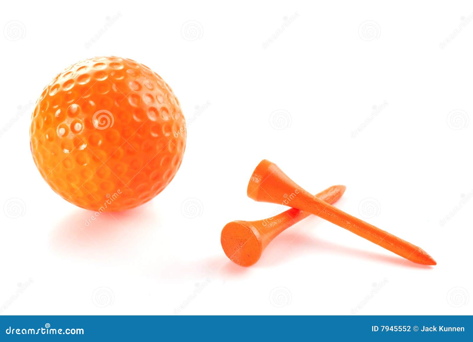 Golf in Orange stock photo. Image of stand, wood, color - 7945552