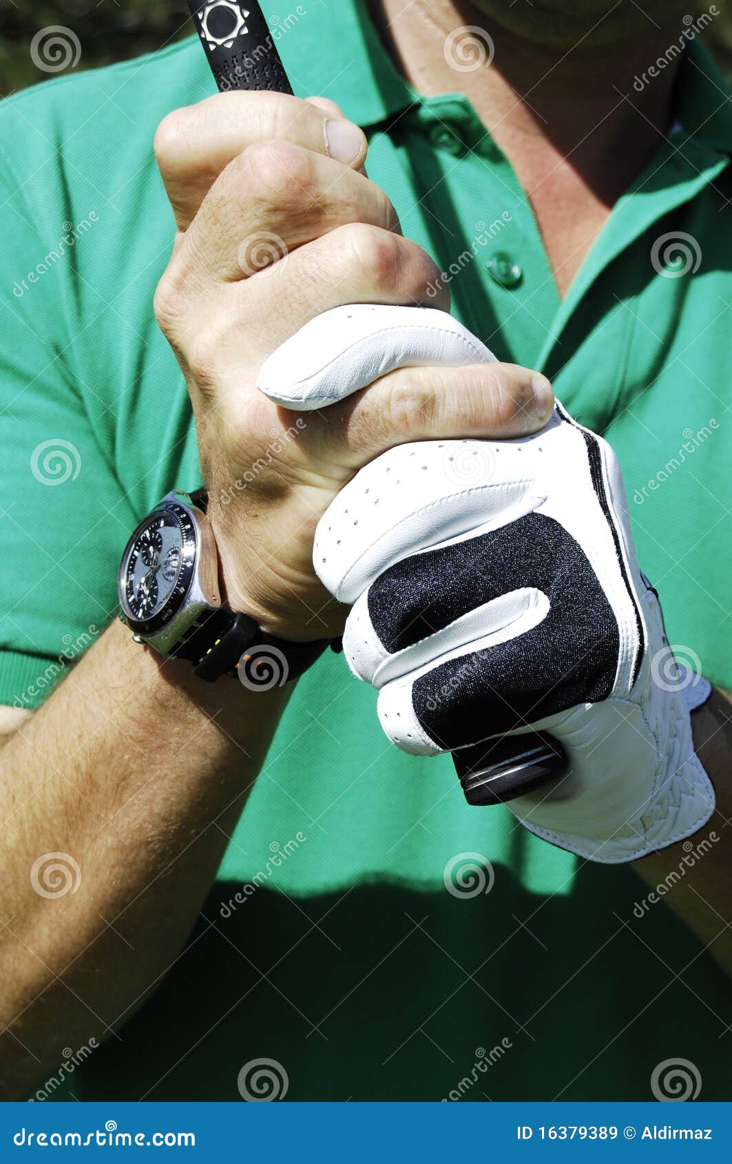 Golf player stock image. Image of hands, play, hand, player - 16379389